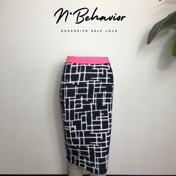 Skirts | Tri Color Pencil Skirt | Poshmark